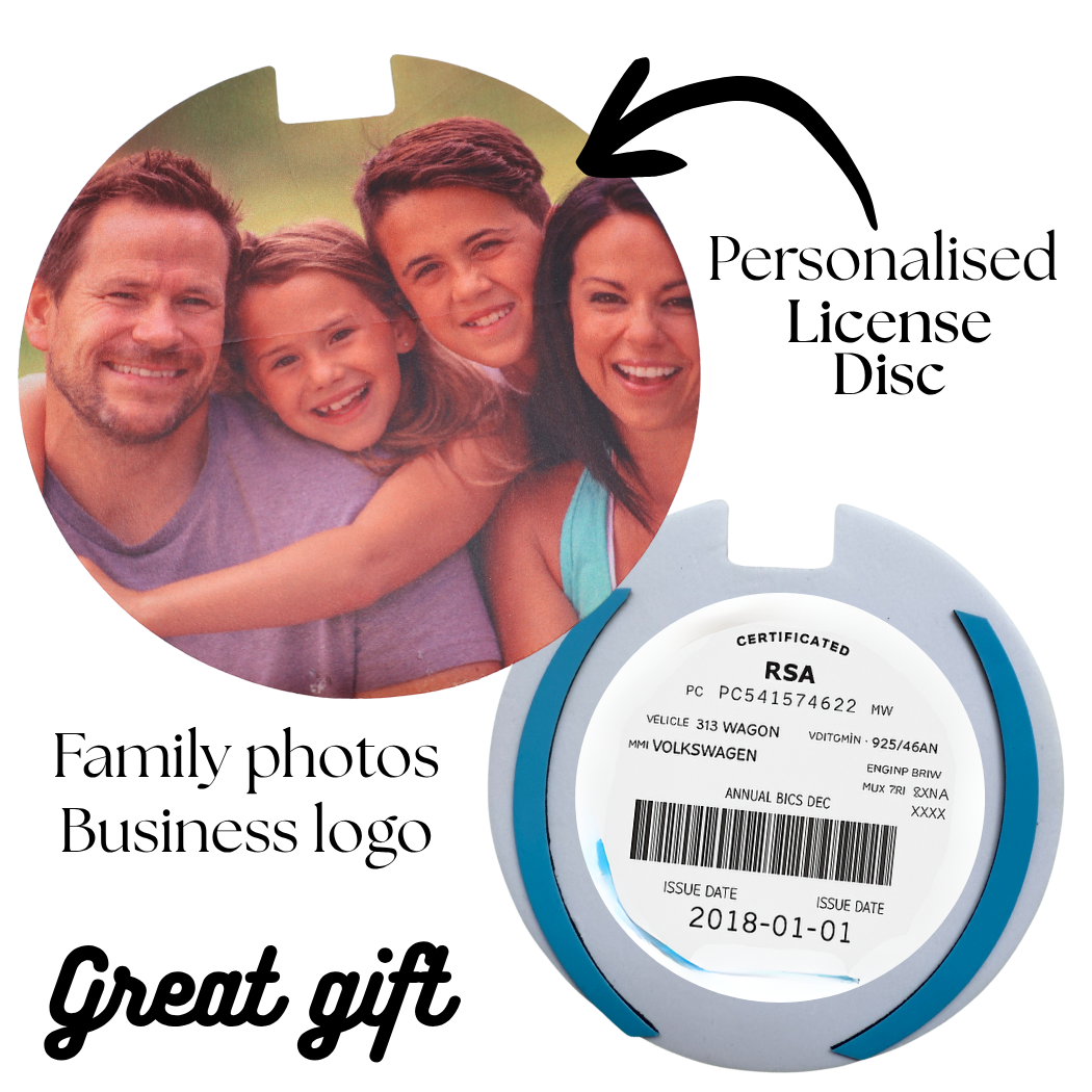 Personalised License Disc – Gifts By Locals